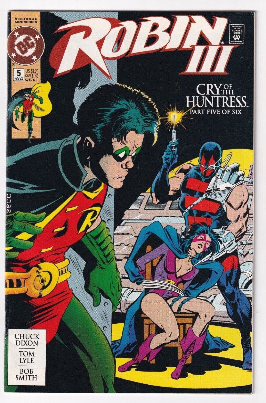 Robin III #5 Cry Of The Huntress February 1993 DC Dixon Lyle Smith ...