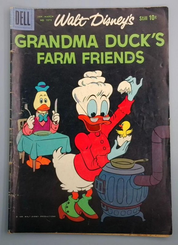 Walt Disney's Grandma Duck's Farm Friends #1073, VG+ Dell, 1959 | Comic ...
