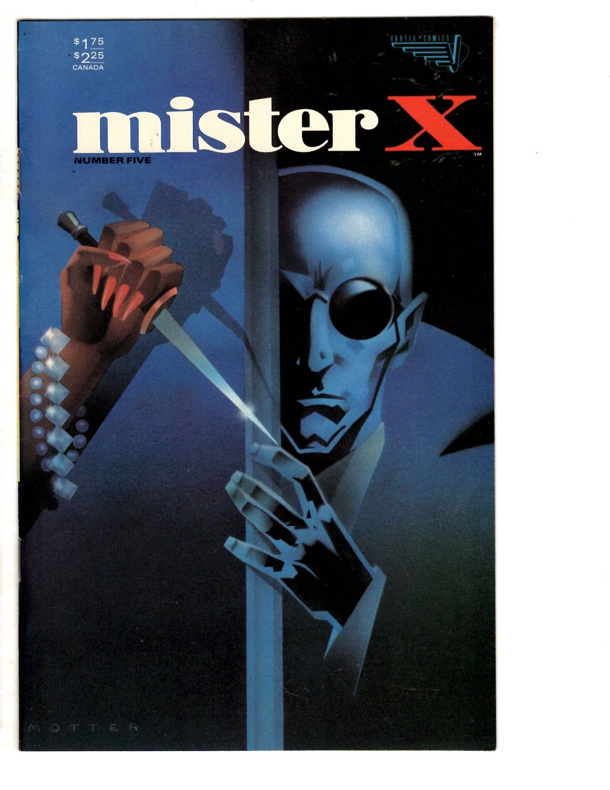 7 Mister X Vortex Comic Books # 1 3 4 5 6 7 8 Dean Motter Paul Rivoche ...