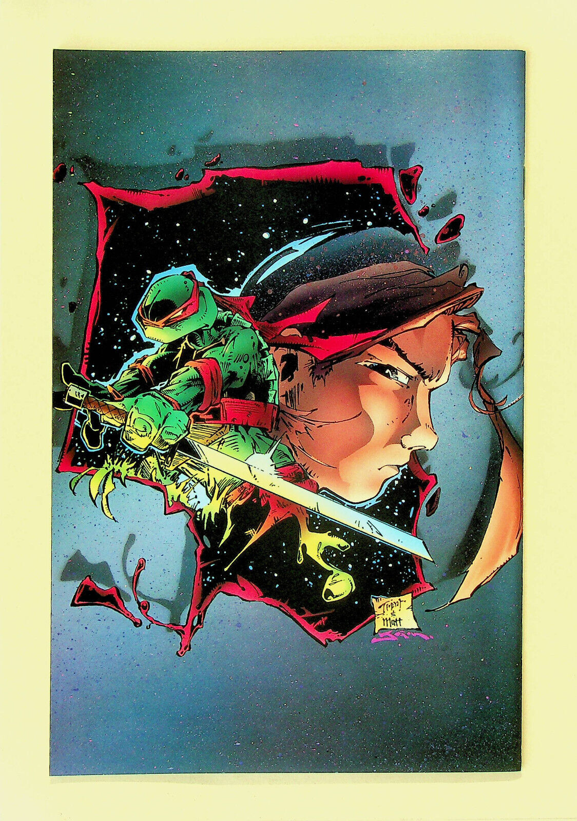 Creed/Teenage Mutant Ninja Turtles # 1 (May 1996, Lightning) - Near ...