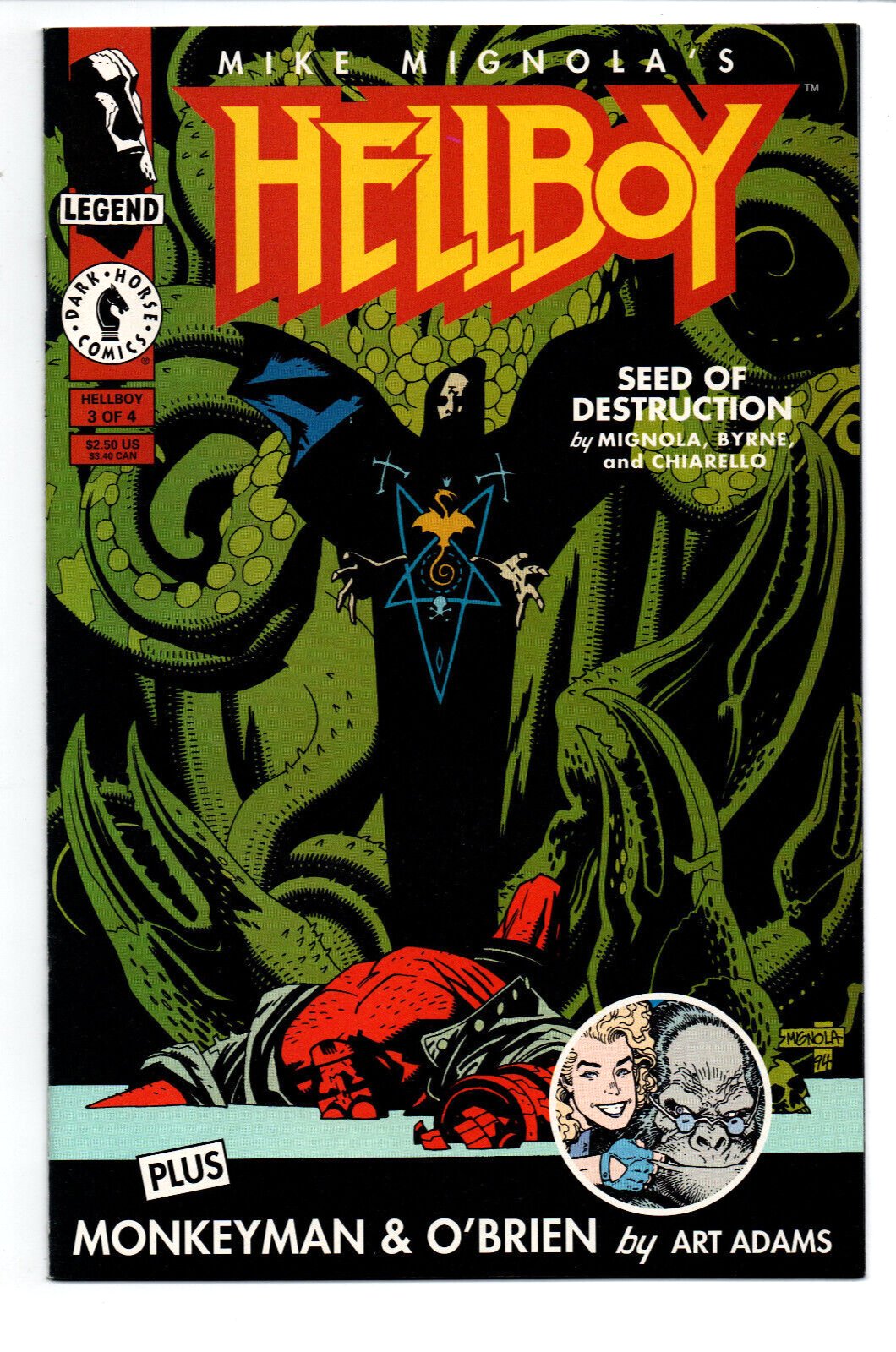 Hellboy Seed of Destruction 1 2 3 & 4 Complete Set - 1994 - (-NM ...