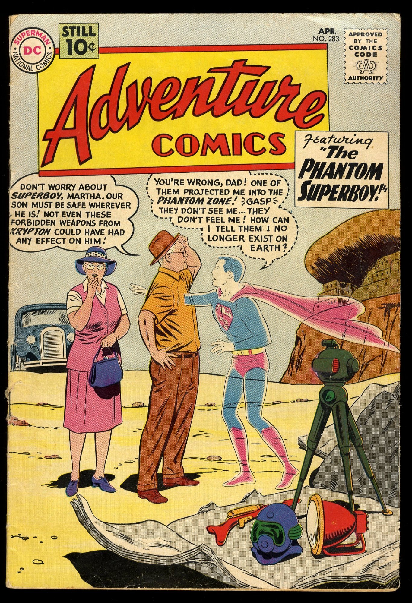 Adventure Comics #283 VG+ 4.5 1st Appearance General Zod Phantom Zone ...