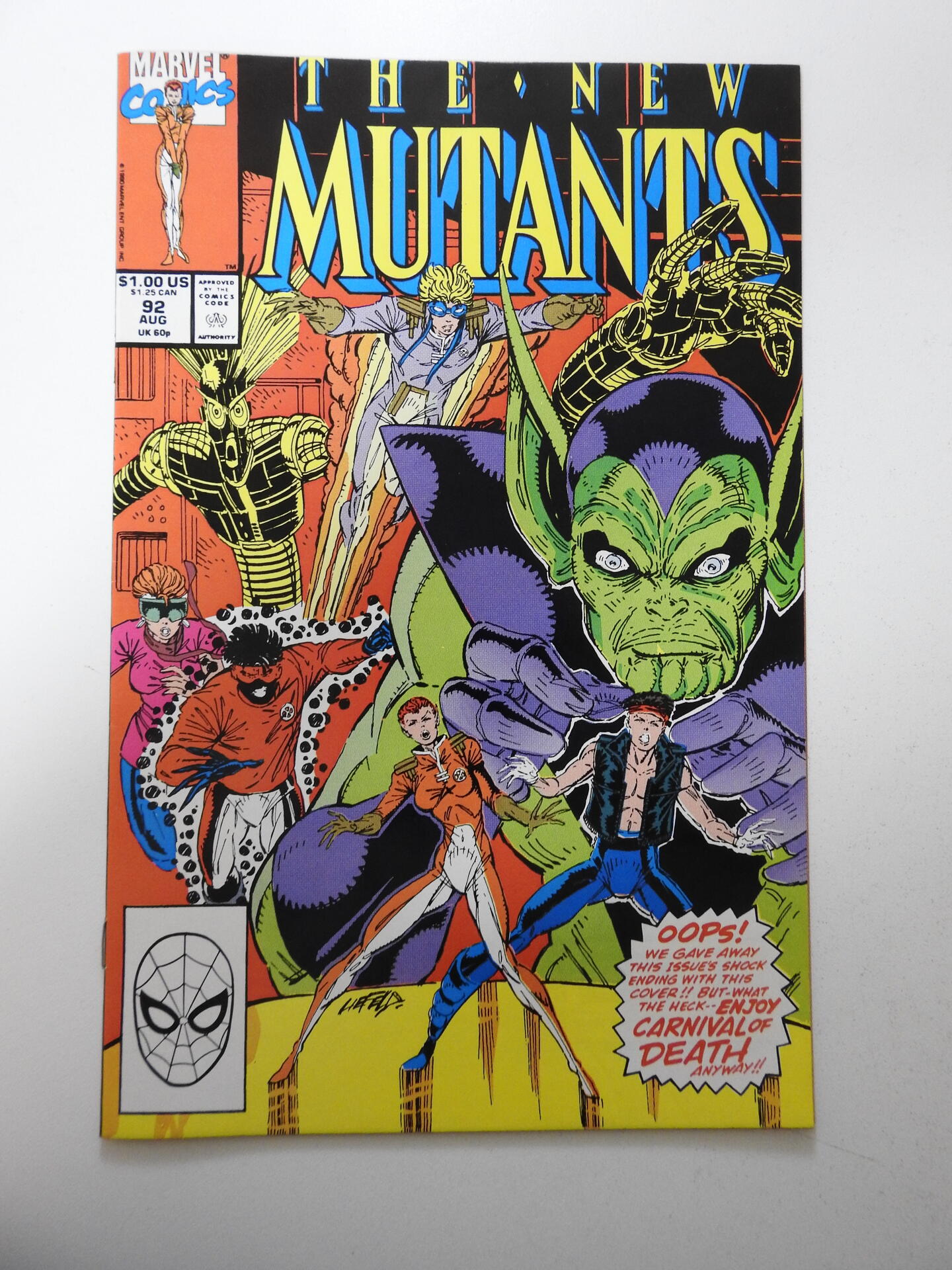 The New Mutants #92 (1990) | Comic Books - Copper Age, Marvel ...