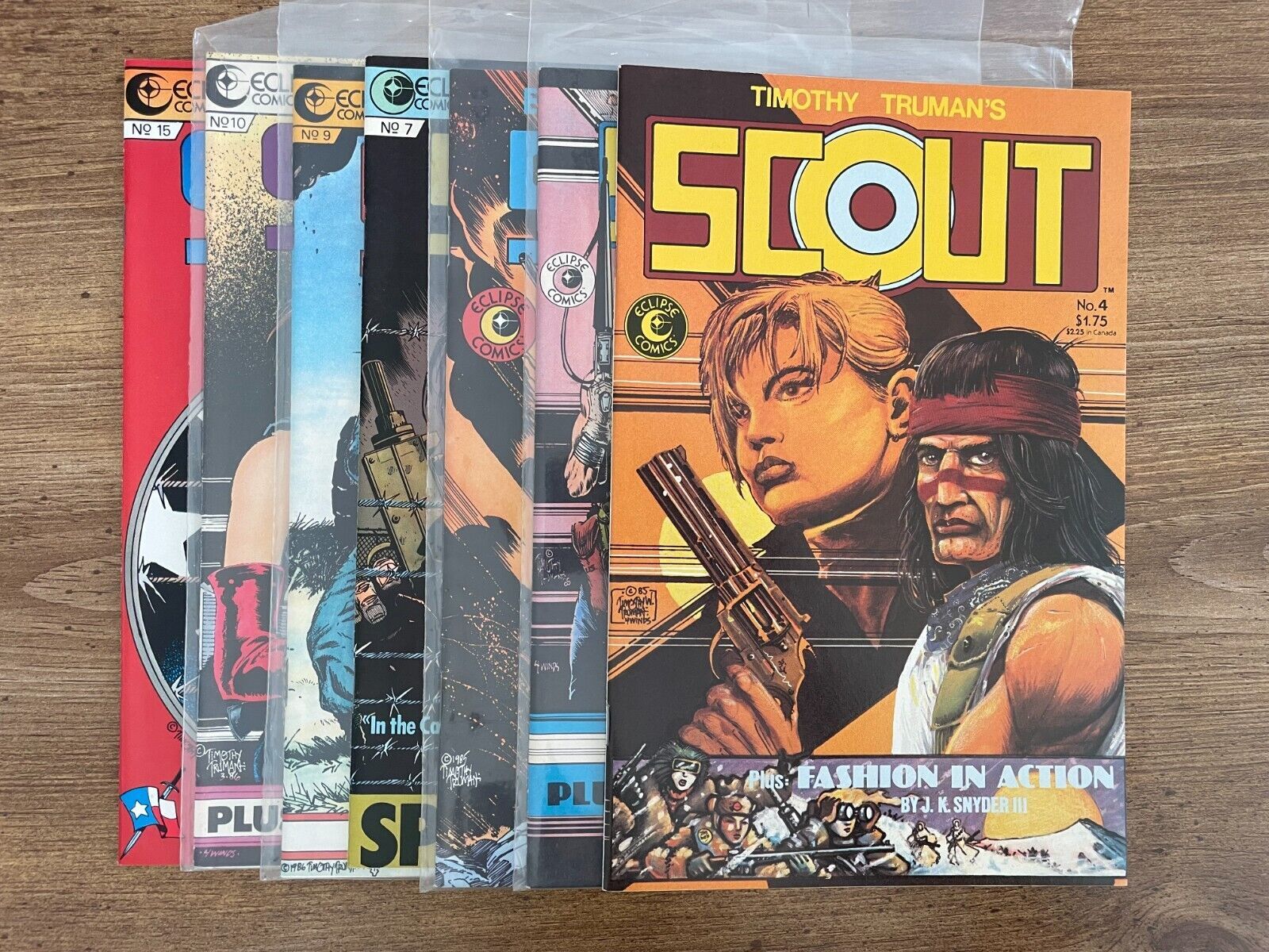 Lot Of 7 Scout Eclipse Comic Books # 4 5 6 7 9 10 15 Timothy Truman Series J934 | Comic Books ...