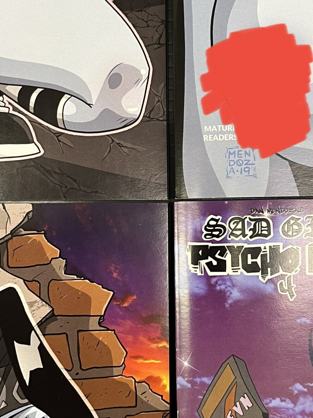 SAD Girl Psycho Baby #1 #2 #3 #4 DAN Mendoza Still Ill Princess Risque SET Htf! | Comic Books ...