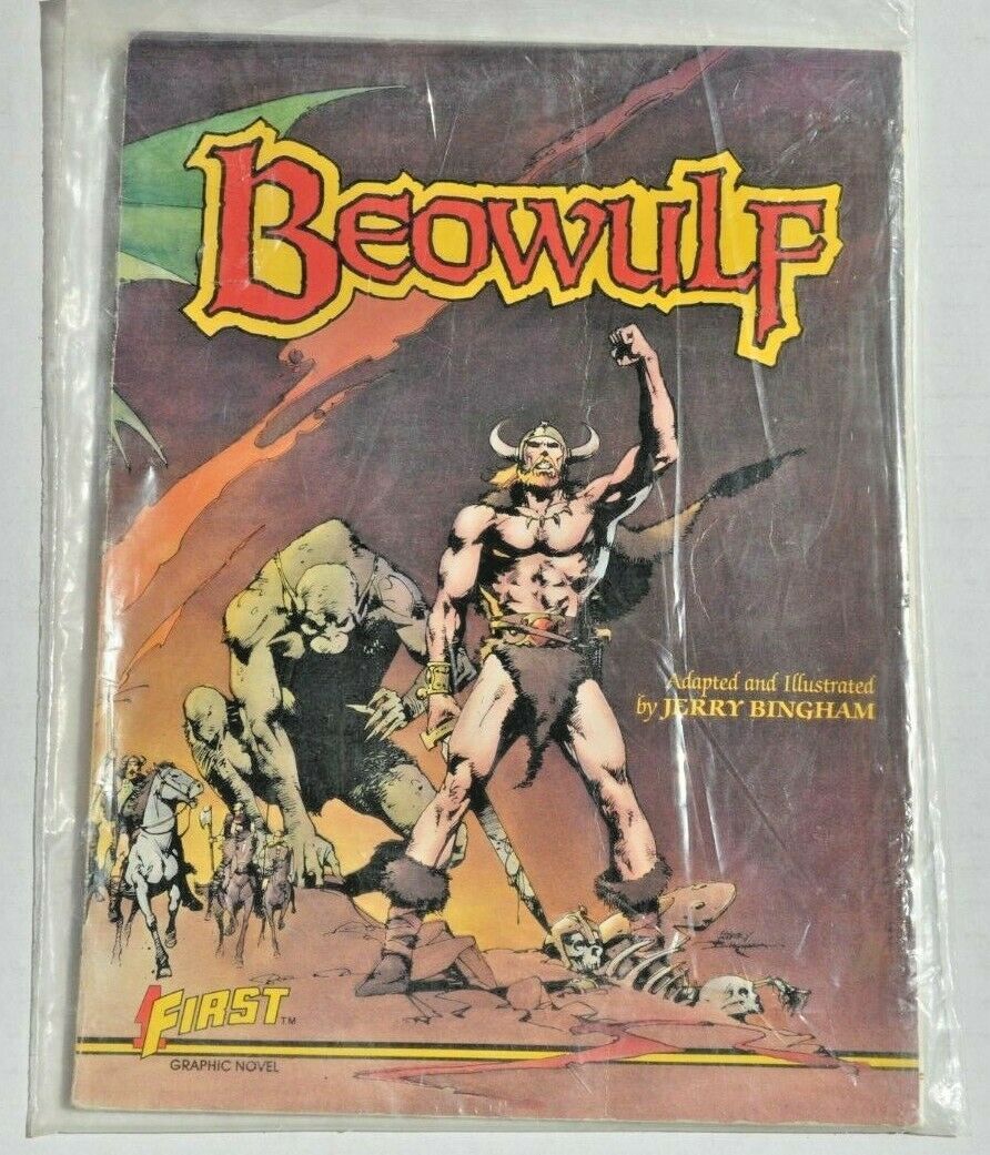 Beowulf First Comics Graphic Novel Jerry Bingham 1984 MOTU HEMAN CONAN ...