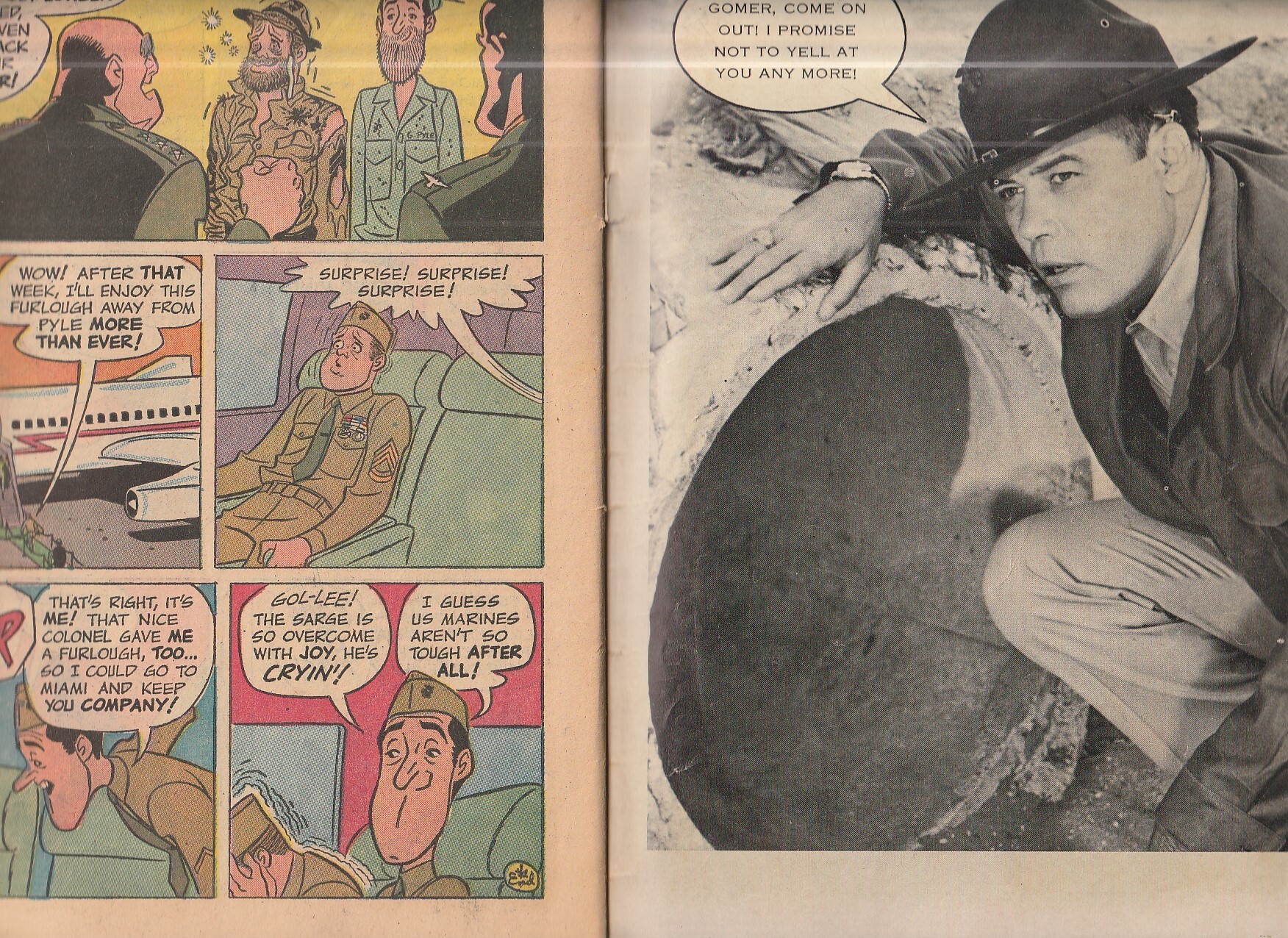 Gomer Pyle USMC(Gold Key) # 1 Golly ! Surprise, Surprise, Surprise ...
