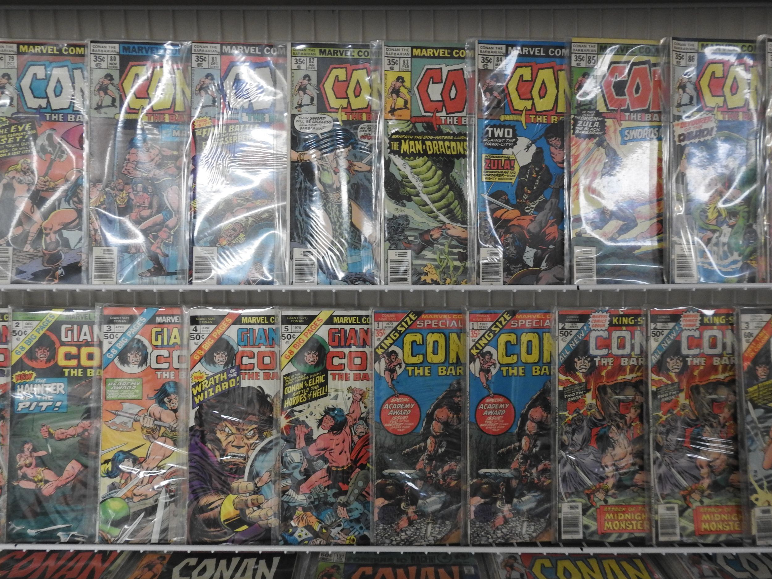 Conan the Barbarian Complete Set! #1-275 Complete, G.S #1-5, Ann #1-12 ...