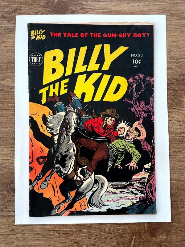 Billy The Kid # 23 FN Toby Press Comic Book Western Cowboy Horses 21 ...