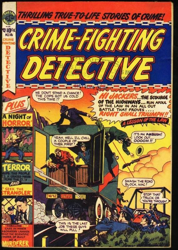 Crime-Fighting Detective #14-L.B. Cole Art-Fine FN | Comic Books ...