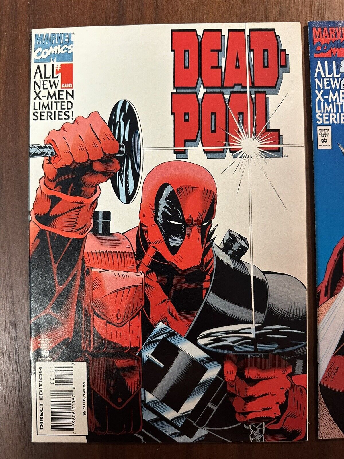 Deadpool #1-4 VF complete mini-series 1st Dr. Killebrew (Marvel 1994 ...