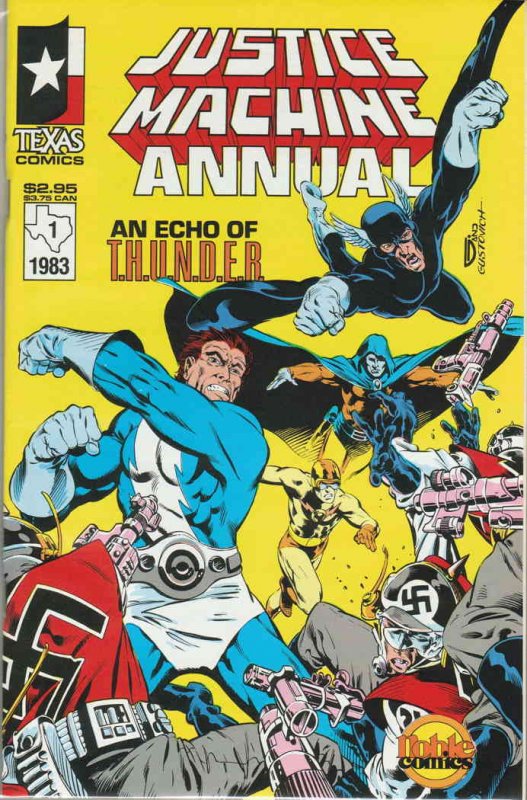 Justice Machine (Noble) Annual #1 VG ; Noble | low grade comic 1st ...