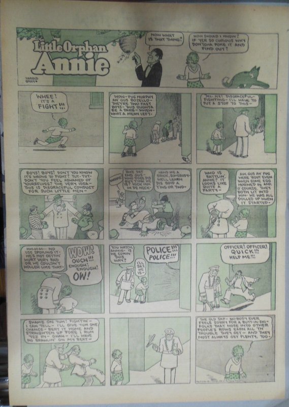 Little Orphan Annie Sunday Page by Harold Gray from 1929 Full Page Size ...