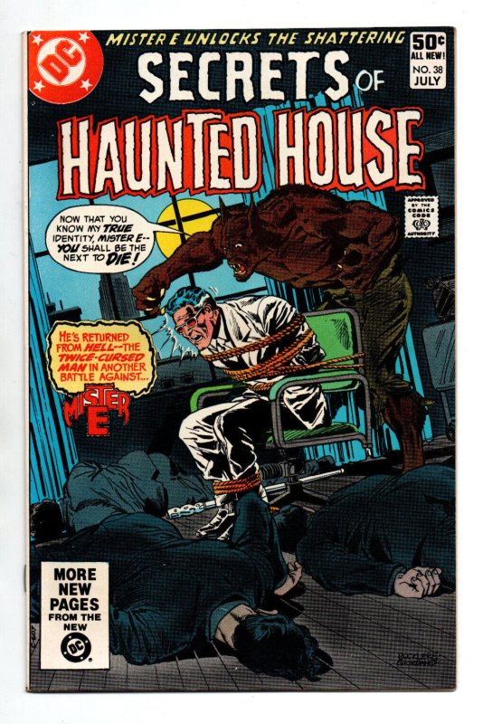 Secrets of Haunted House #38 - Mister E vs werewolf - Horror - 1981 ...