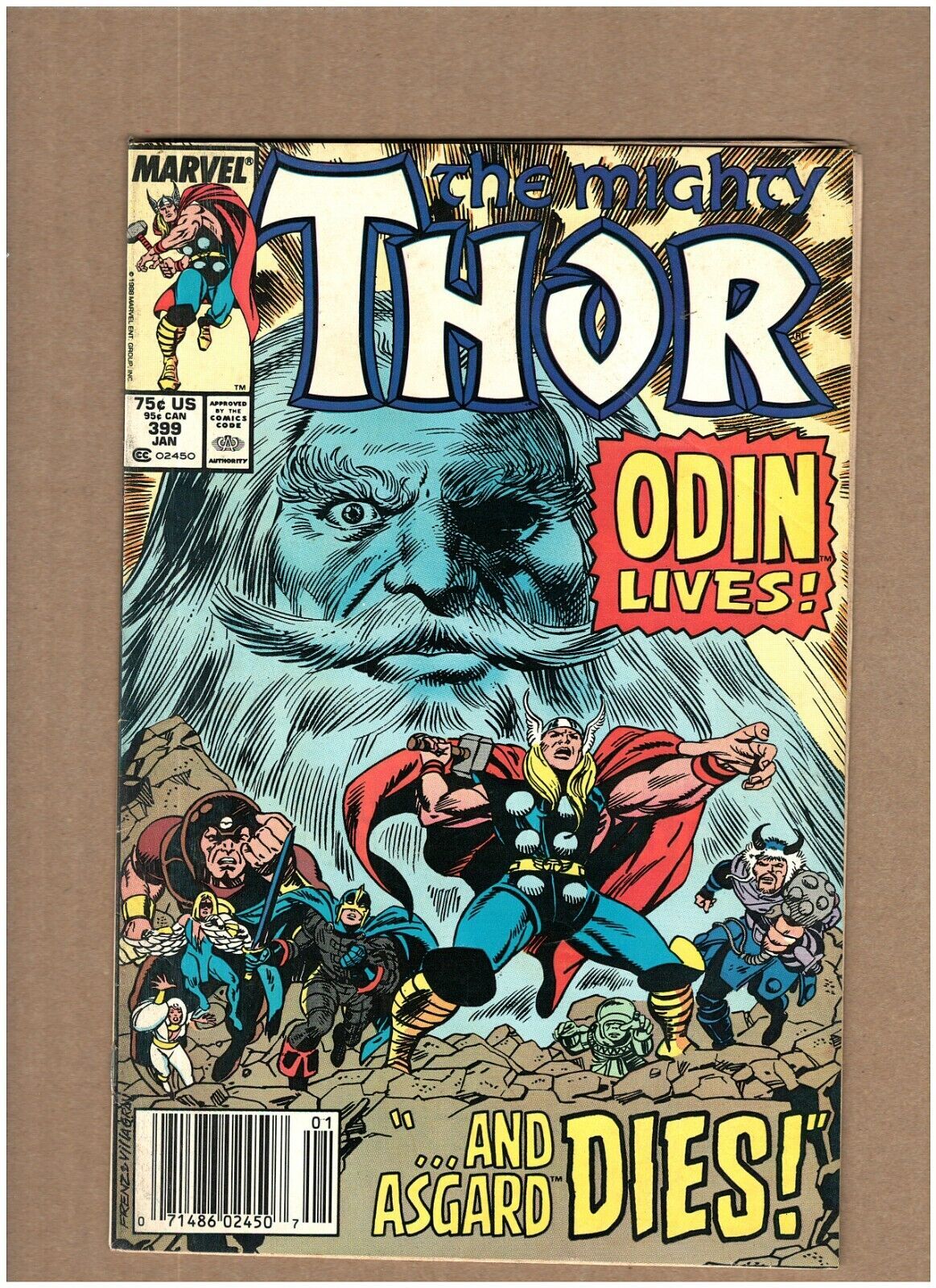 Thor #399 Newsstand Marvel Comics Odin Lives 1989 VG 4.0 | Comic Books - Copper Age, Marvel ...