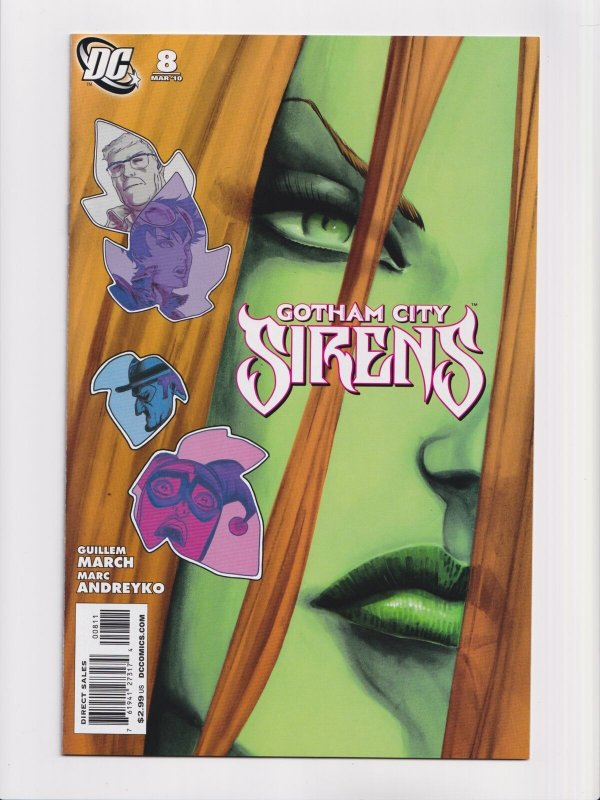 Gotham City Sirens #8 DC Comics 2010 NM Harley Quinn Poison Ivy ...