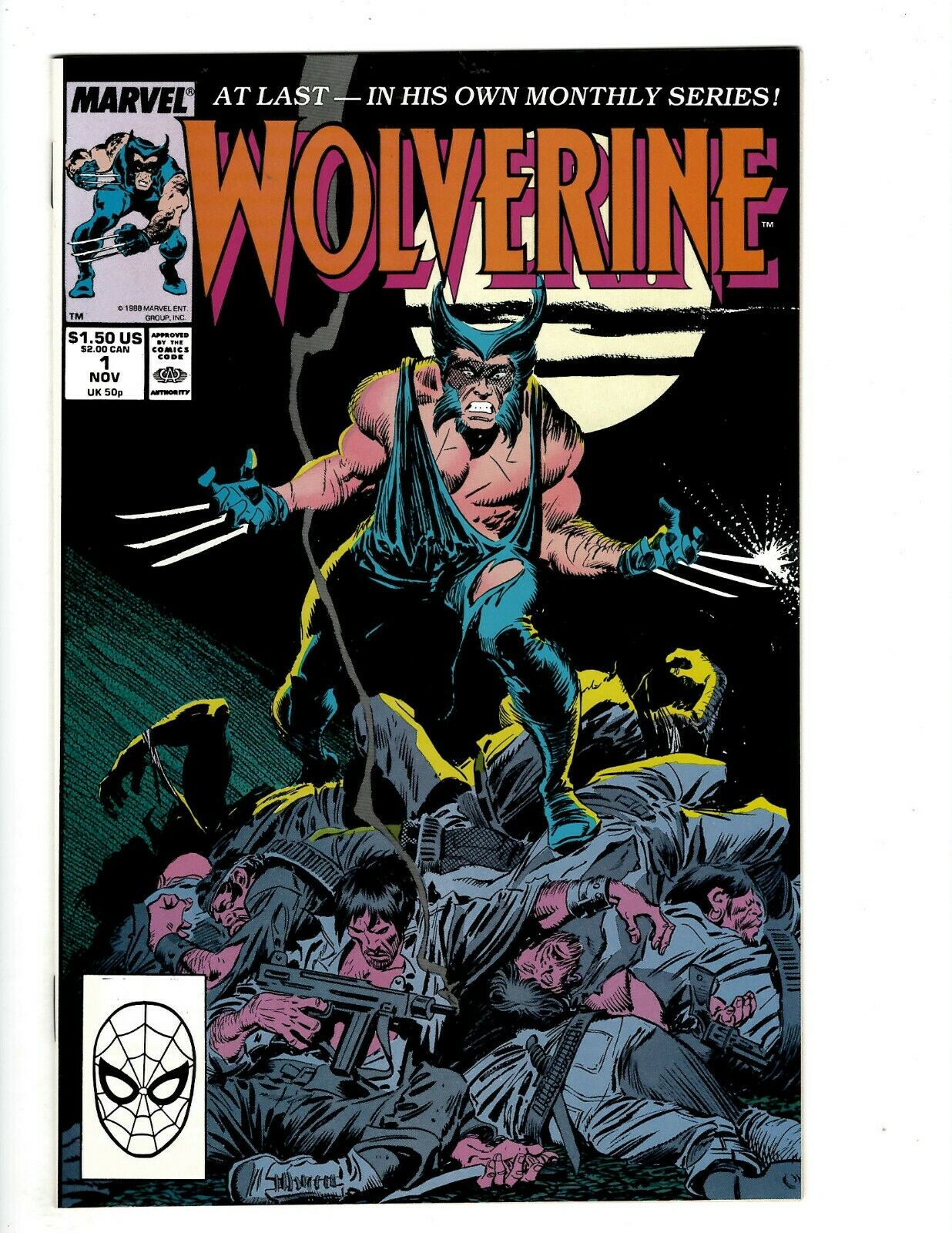 Wolverine # 1 NM Marvel Comic Book Sabretooth X-Men Rogue Storm Gambit ...