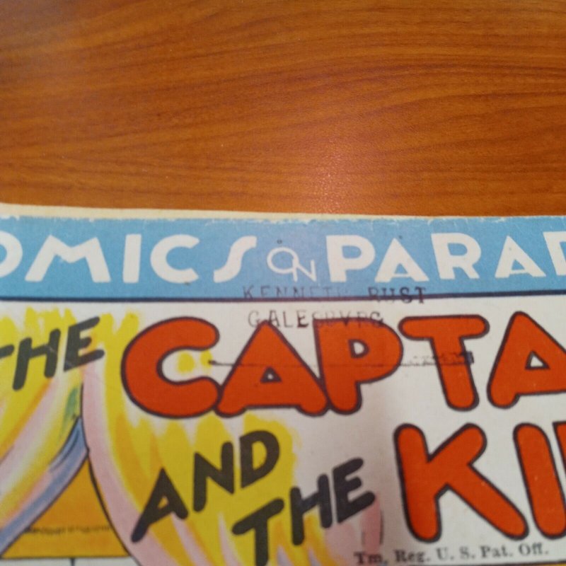 Comics on Parade 37 the Captain and the Kids United Features 1942 ...
