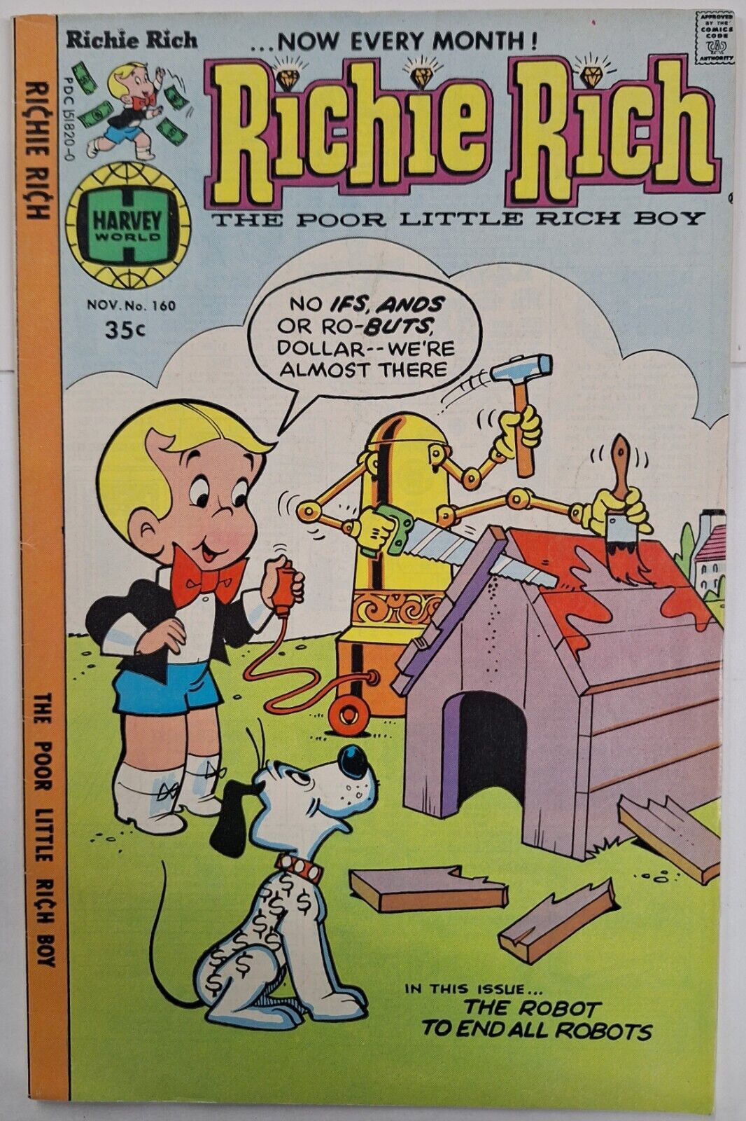 RICHIE RICH 160 (Nov 1977) Stan Kay ,Warren Kremer VF | Comic Books ...
