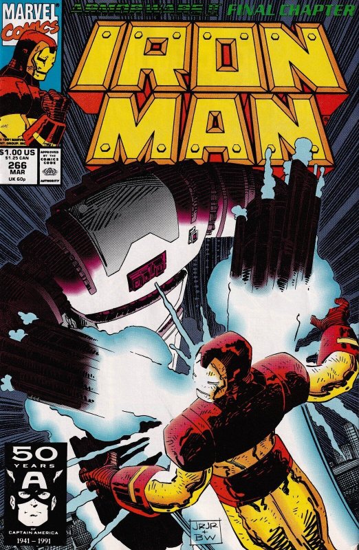 Iron Man #266 Direct Edition Cover (1968-1996) Marvel Comics | Comic ...
