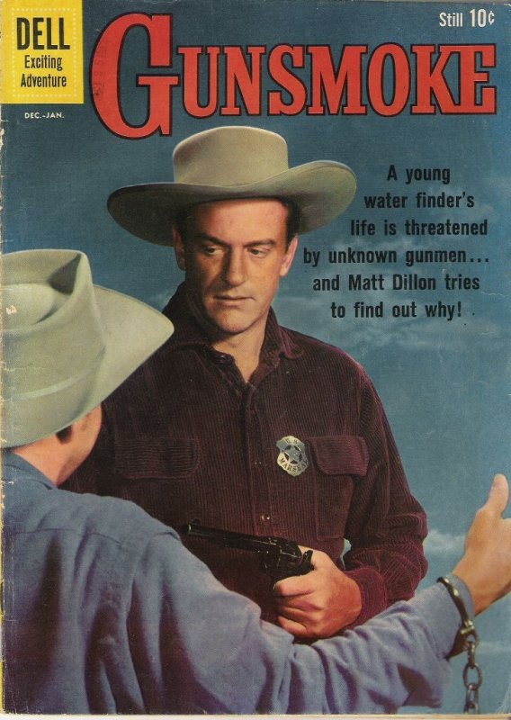 Gunsmoke #24 (1960) G/VG 3.0 spine wear James Arness photo cover ...