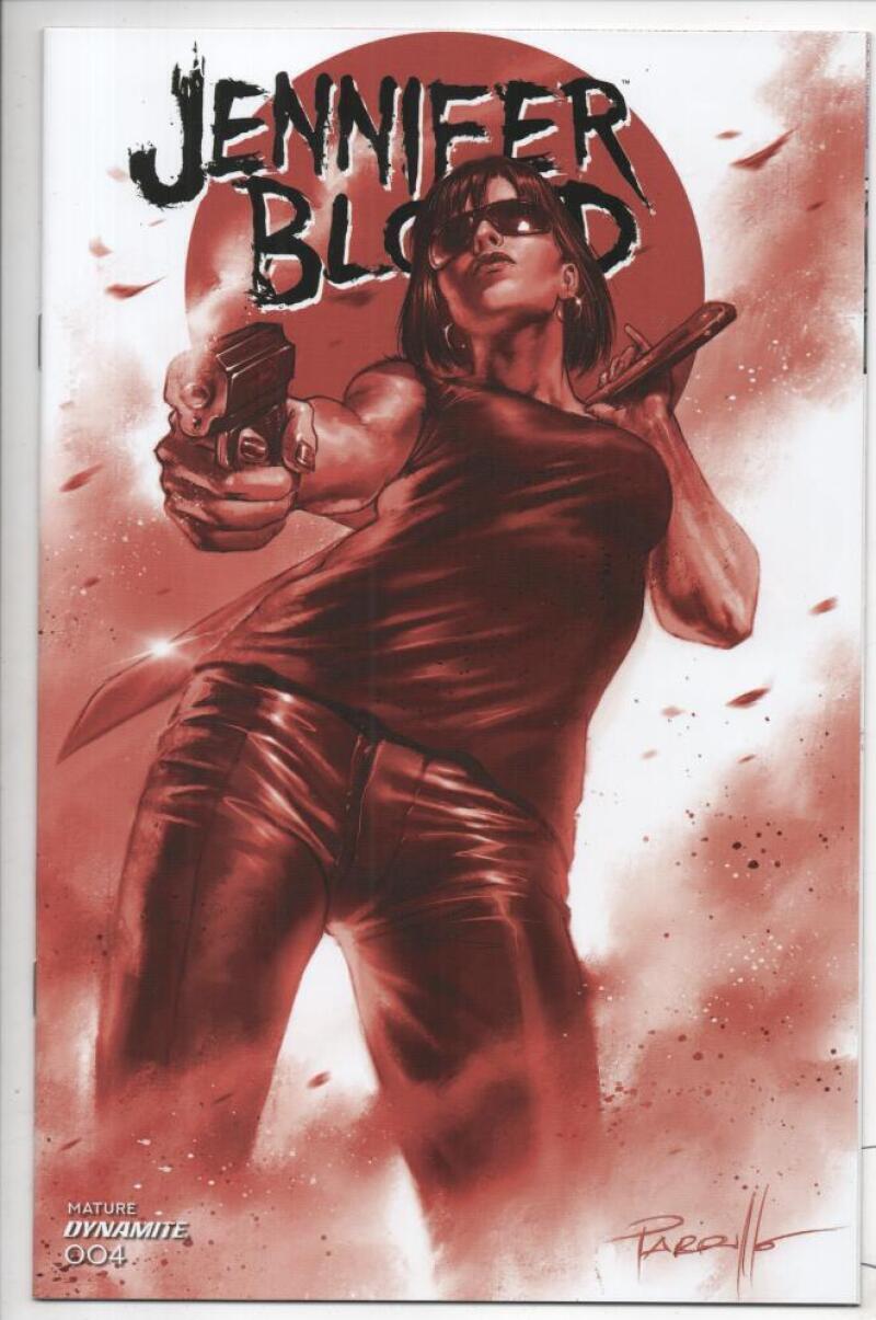 JENNIFER BLOOD #4 F, NM, Parrillo cv, Femme Fatale, Woman with gun ...