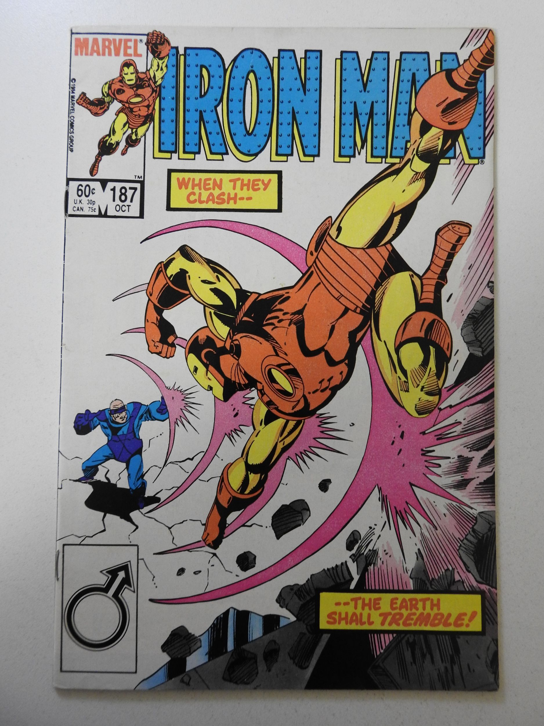 Iron Man #187 (1984) VG Condition moisture stain | Comic Books - Copper ...