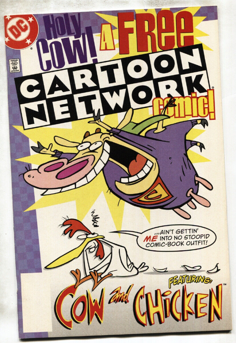Cartoon Network Free Comic 1998 1st appearance of Cow and Chicken ...