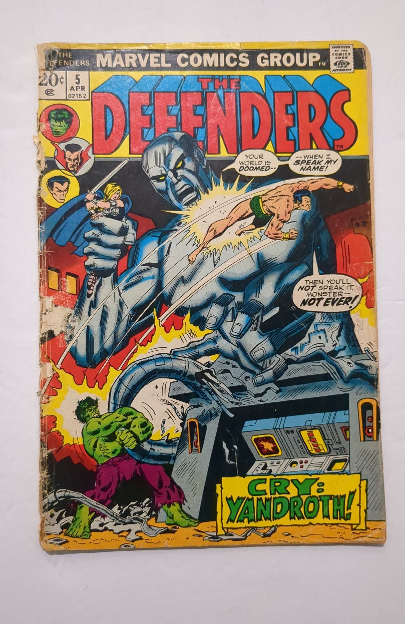 The Defenders #5 (1973) Good- 1.8 Origin of Valkyrie | Comic Books ...