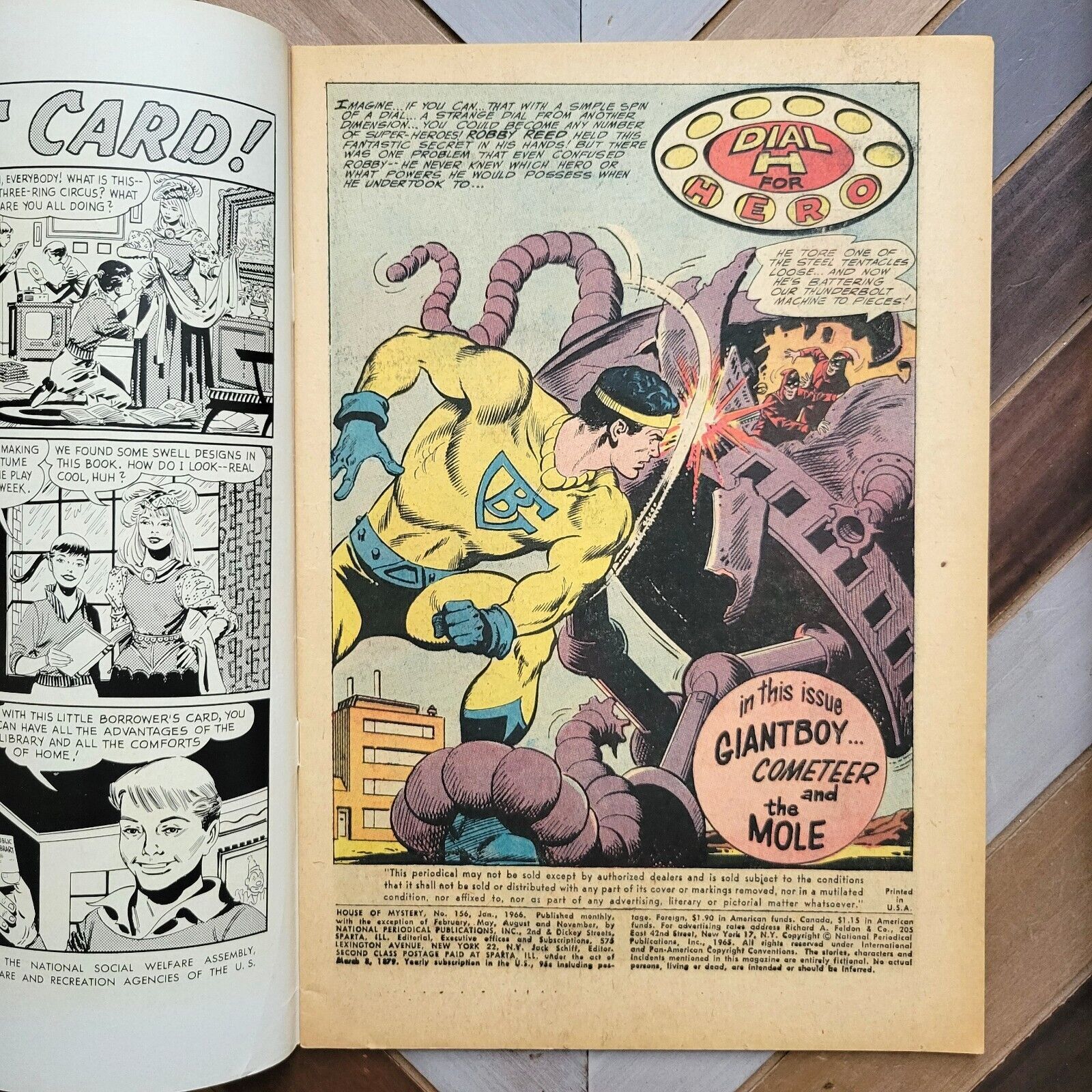 HOUSE OF MYSTERY #156 VF- (DC 1966) First "DIAL-H" 1st App & Origin ...