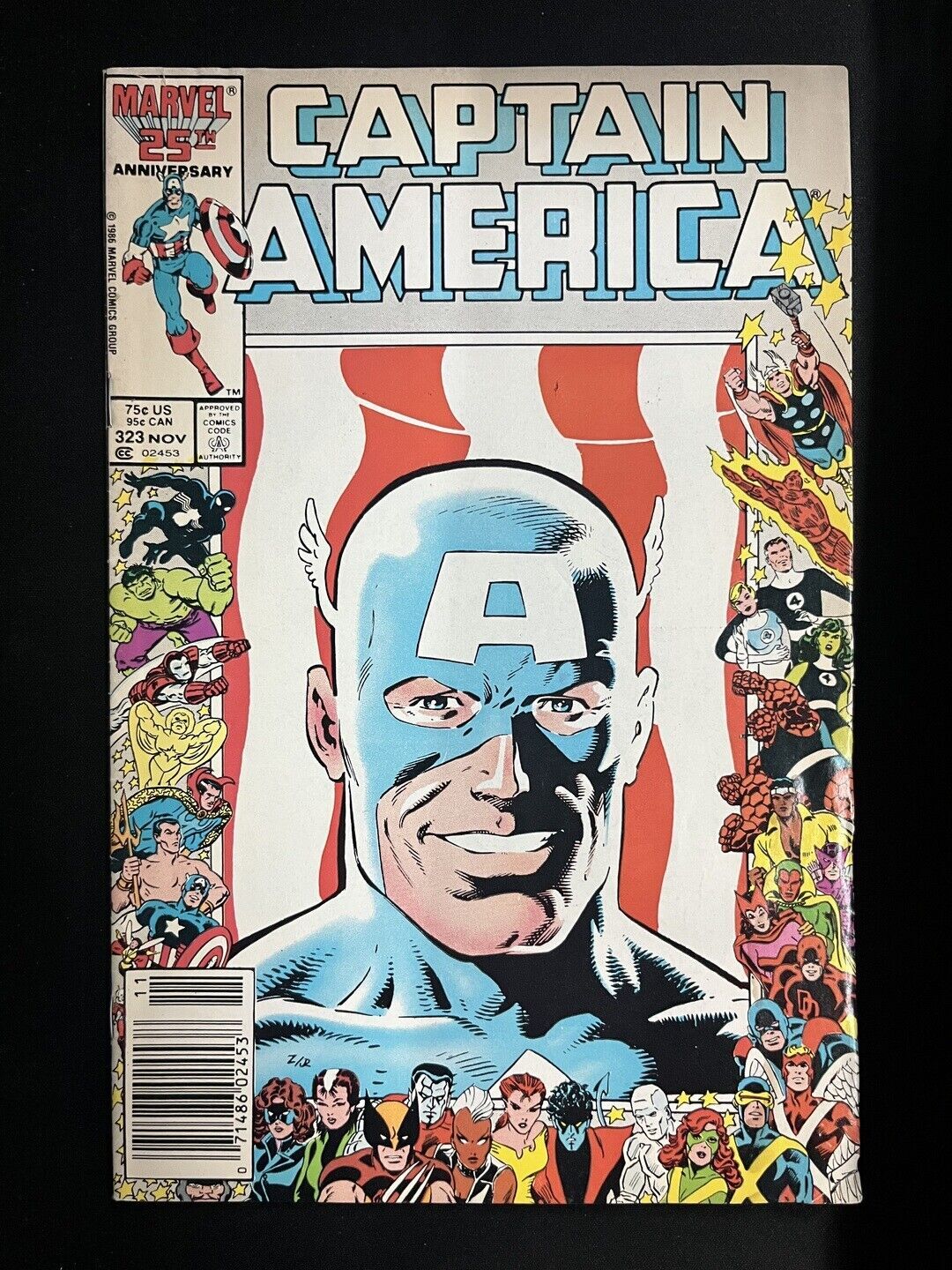 Captain America #323 VG+ Newsstand Marvel Comics C182A | Comic Books ...