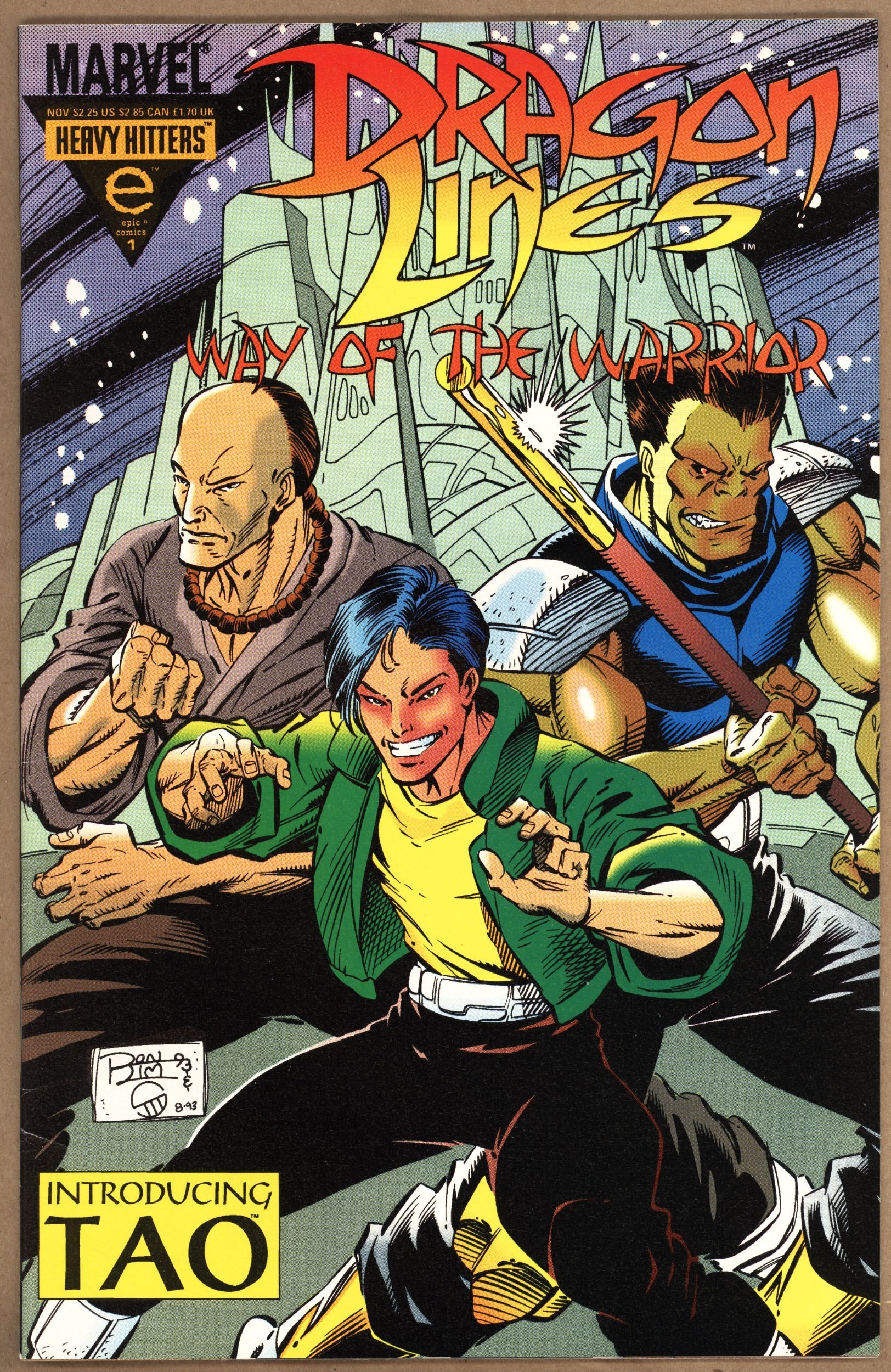 Dragon Lines: The Way of the Warrior #1 (1993) | Comic Books - Modern ...