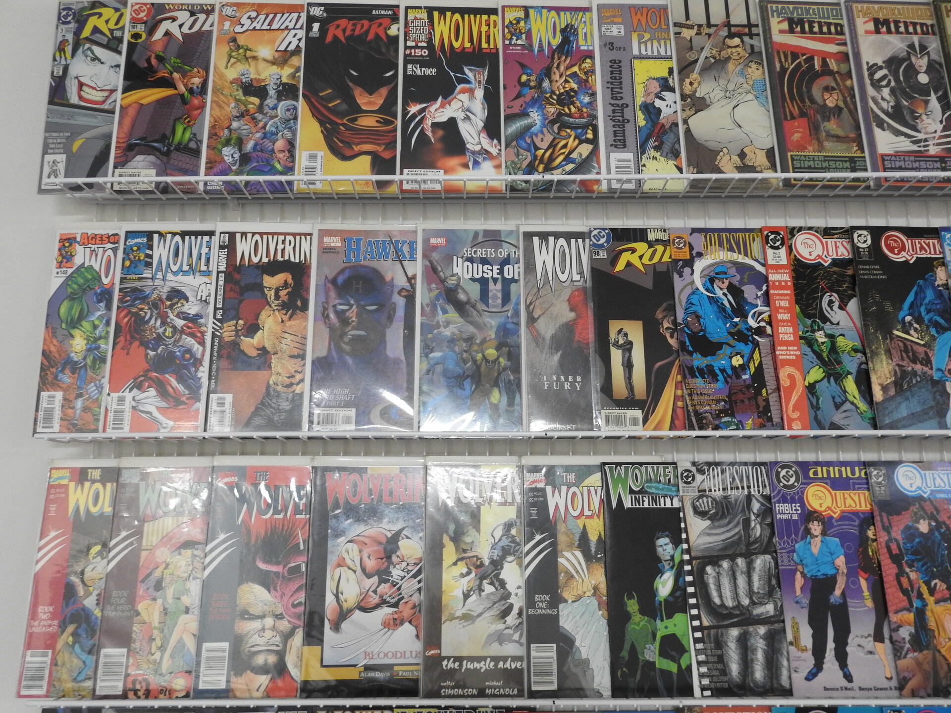 Huge Lot of 180+ Comics W/ Wolverine, Deadpool, Robin ANV. VF Condition ...