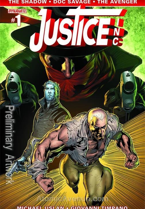 Justice Inc. (Dynamite) #1C VF ; Dynamite | the Shadow Doc Savage the ...