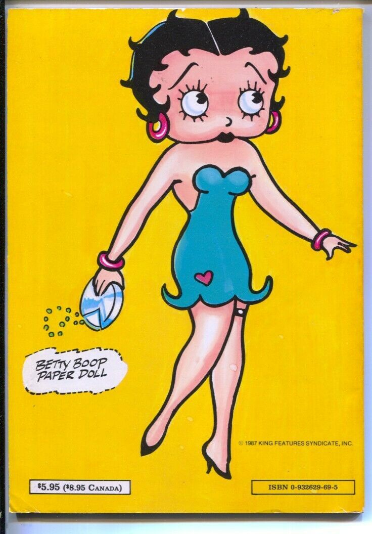Betty Boop #3 1987-Blackthorne-reprints newspaper comic strips from ...