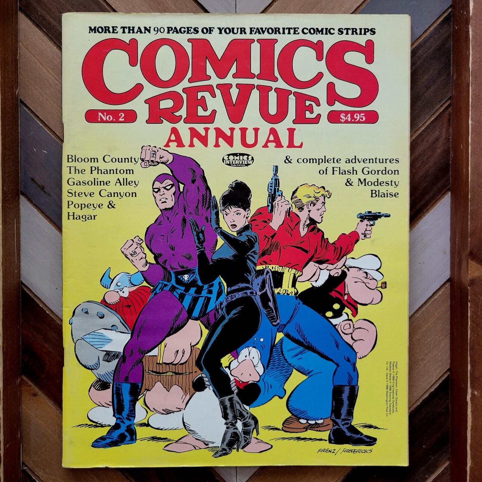 Comics Revue Annual #2 FN/VF (1988) Phantom/Steve Canyon/Popeye Comics ...