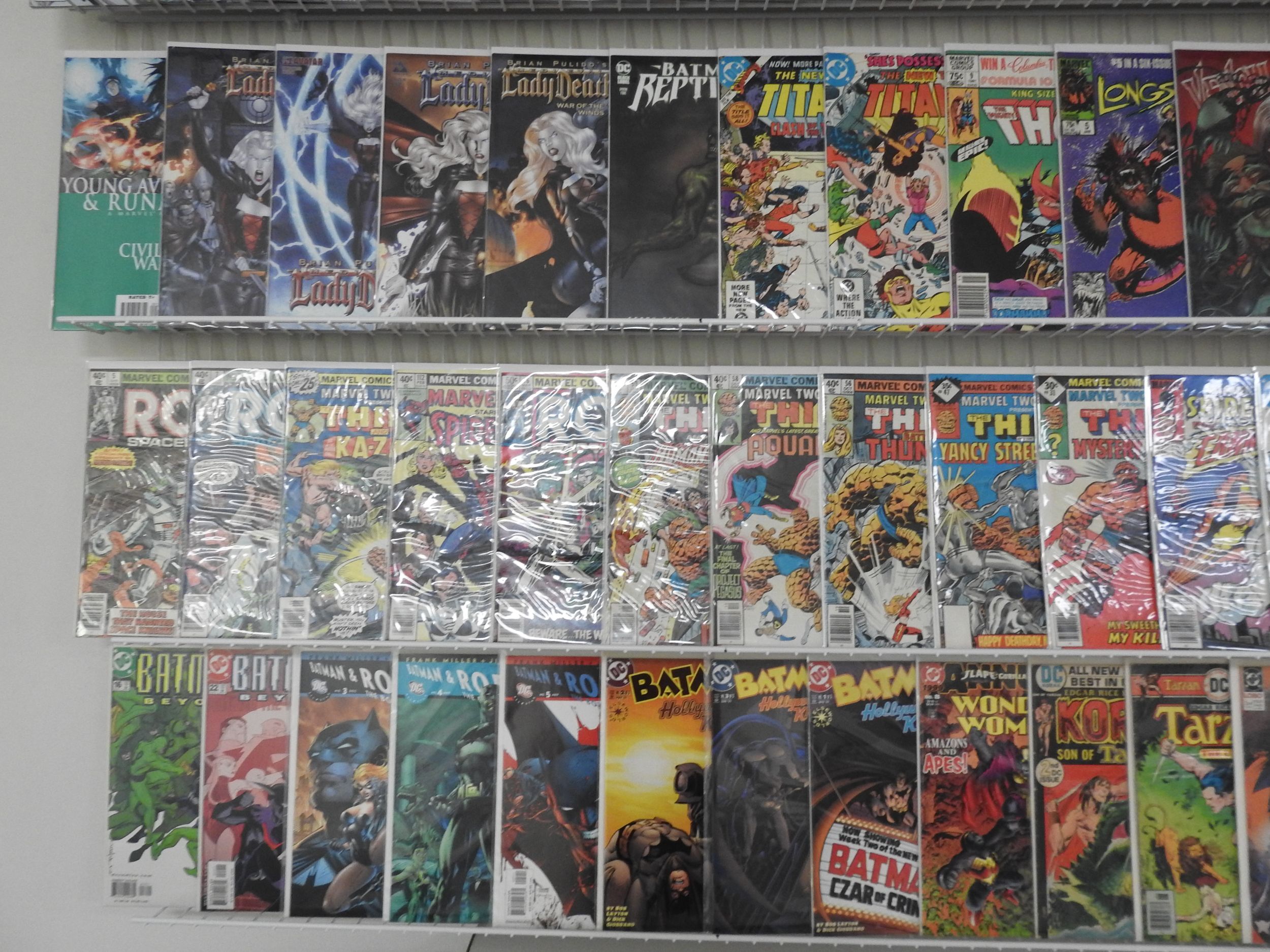 Huge Lot 140+ Comics W/ Sandman, Batman, Harley Quinn+ Avg VF Condition ...