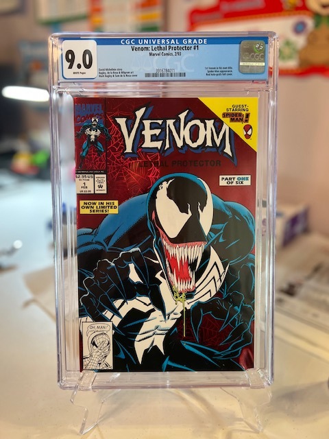 Venom: Lethal Protector #1 (1993) CGC 9.0 1st Venom In Solo Title ...
