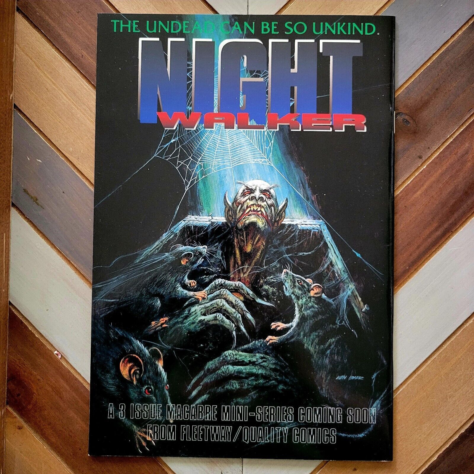 NIGHT WALKER #1 (Fleetway 1993) 1st Issue Horror & Fantasy (McKenzie ...