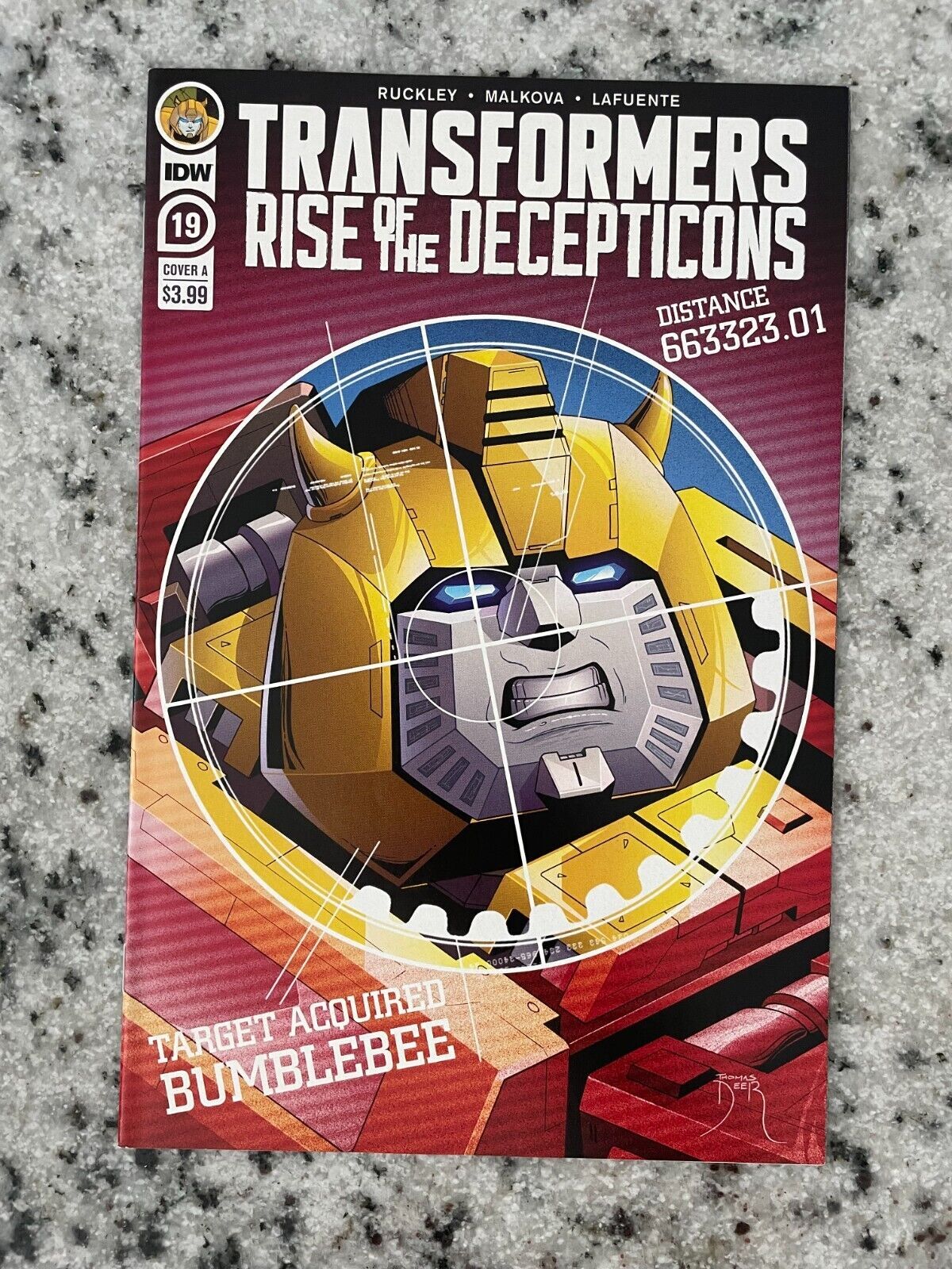 Transformers # 19 NM IDW Comic Book Cover A Optimus Prime Megatron ...