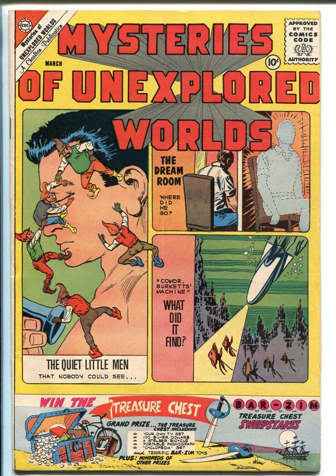 Mysteries of Unexplored Worlds #23 1961-Charlton-Steve Ditko-sci-fi-horror-FN/VF | Comic Books ...