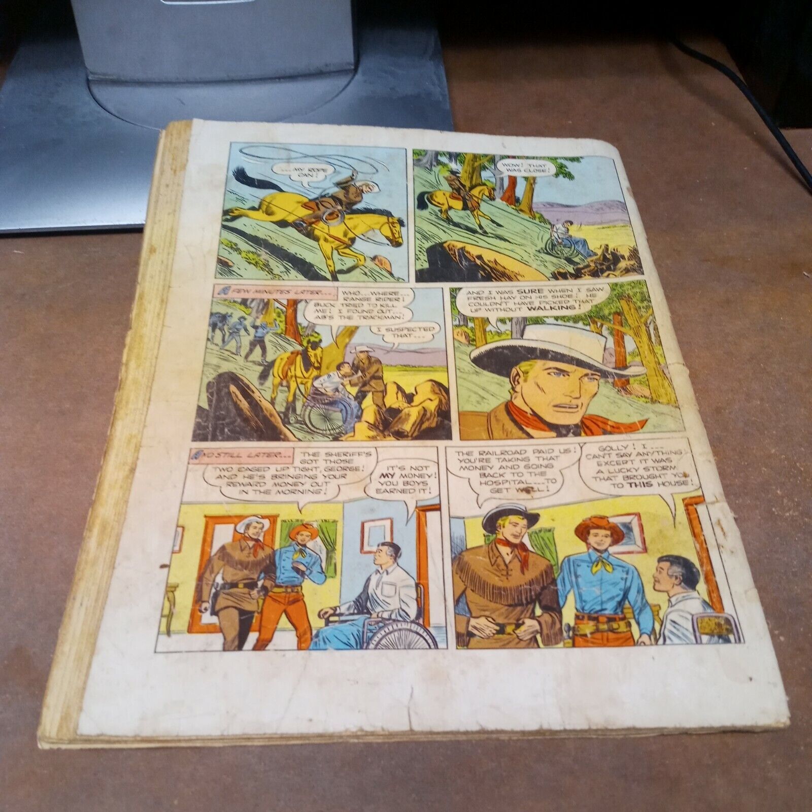 The Flying A's Range Rider # 6 Dell Jock Mahoney Cover 1954 Golden Age ...