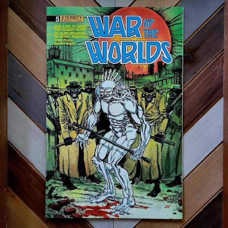WAR OF THE WORLDS #3-6 (Eternity 1990) Sci-Fi Horror / Final 4 Issues ...