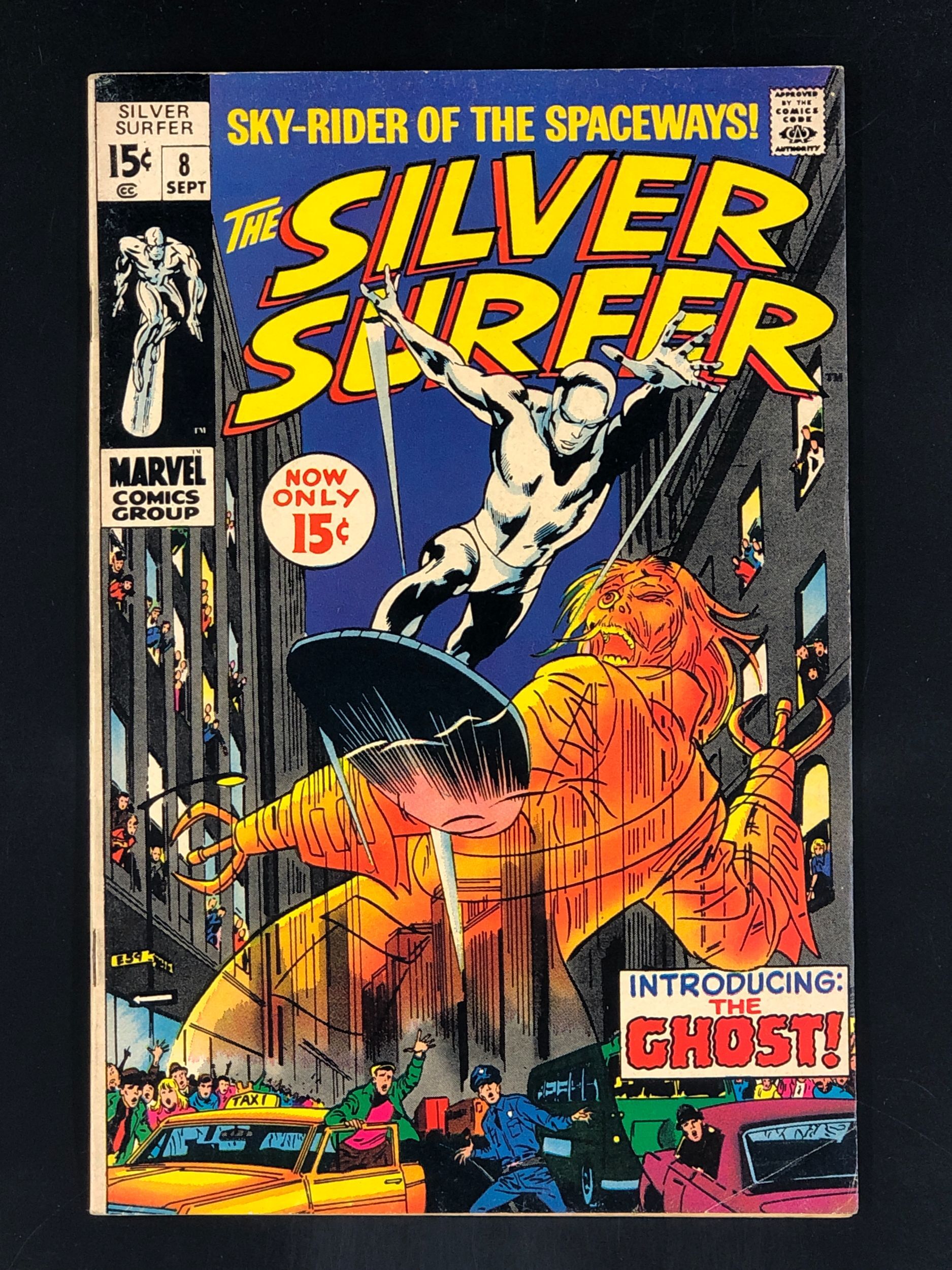 The Silver Surfer #8 (1969) FN+ 1st Appearance of the Ghost | Comic ...