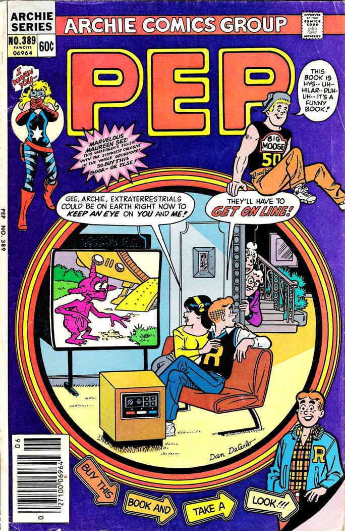 Pep #389 VG ; Archie | low grade comic June 1983 Marvelous Maureen ...