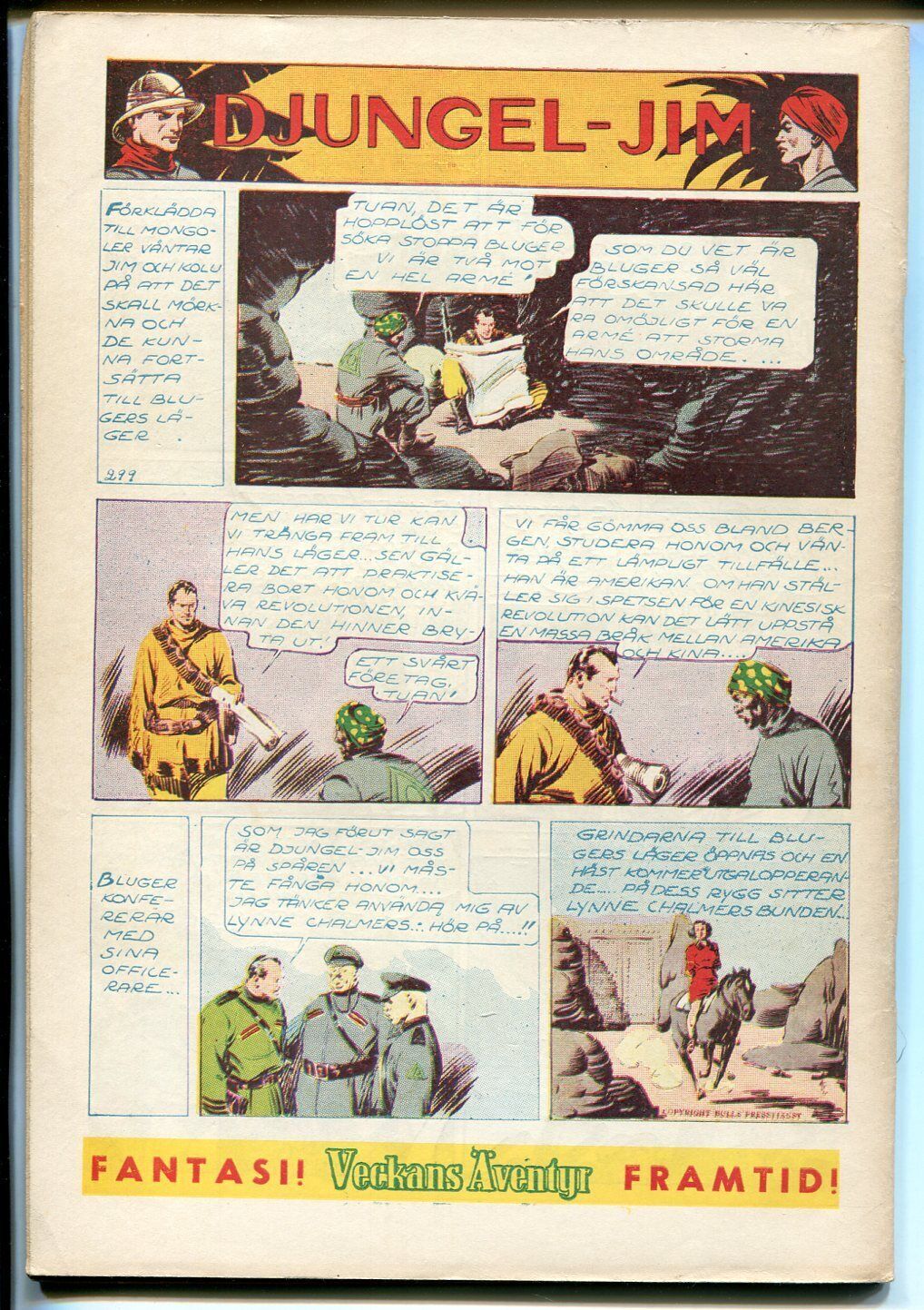 Veckans Aventyr Vol. 7 #19 1946-Swedish-comics-pulp stories-Batman ...