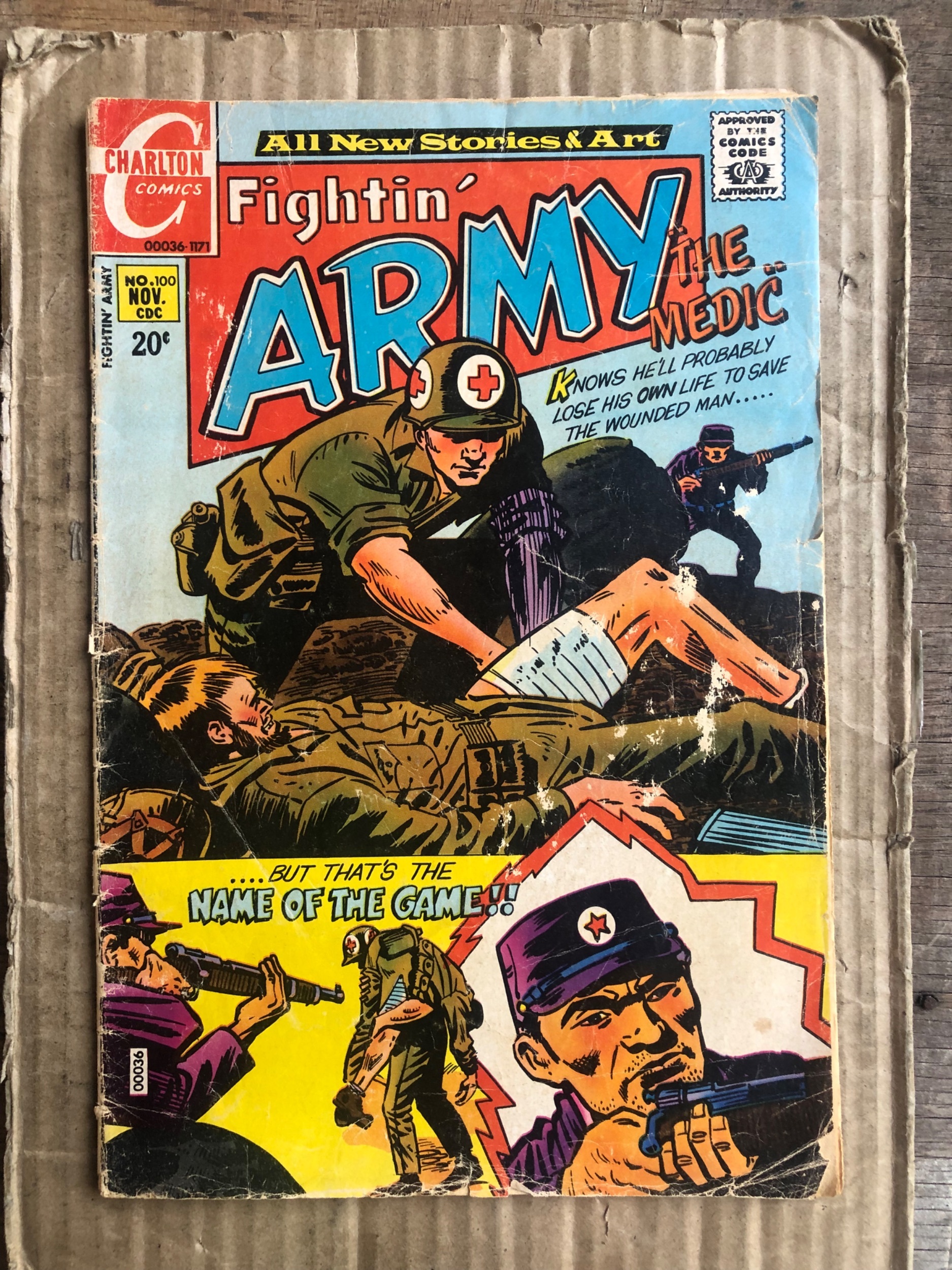 Fightin' Army #100 (1971) | Comic Books - Bronze Age, Charlton / HipComic