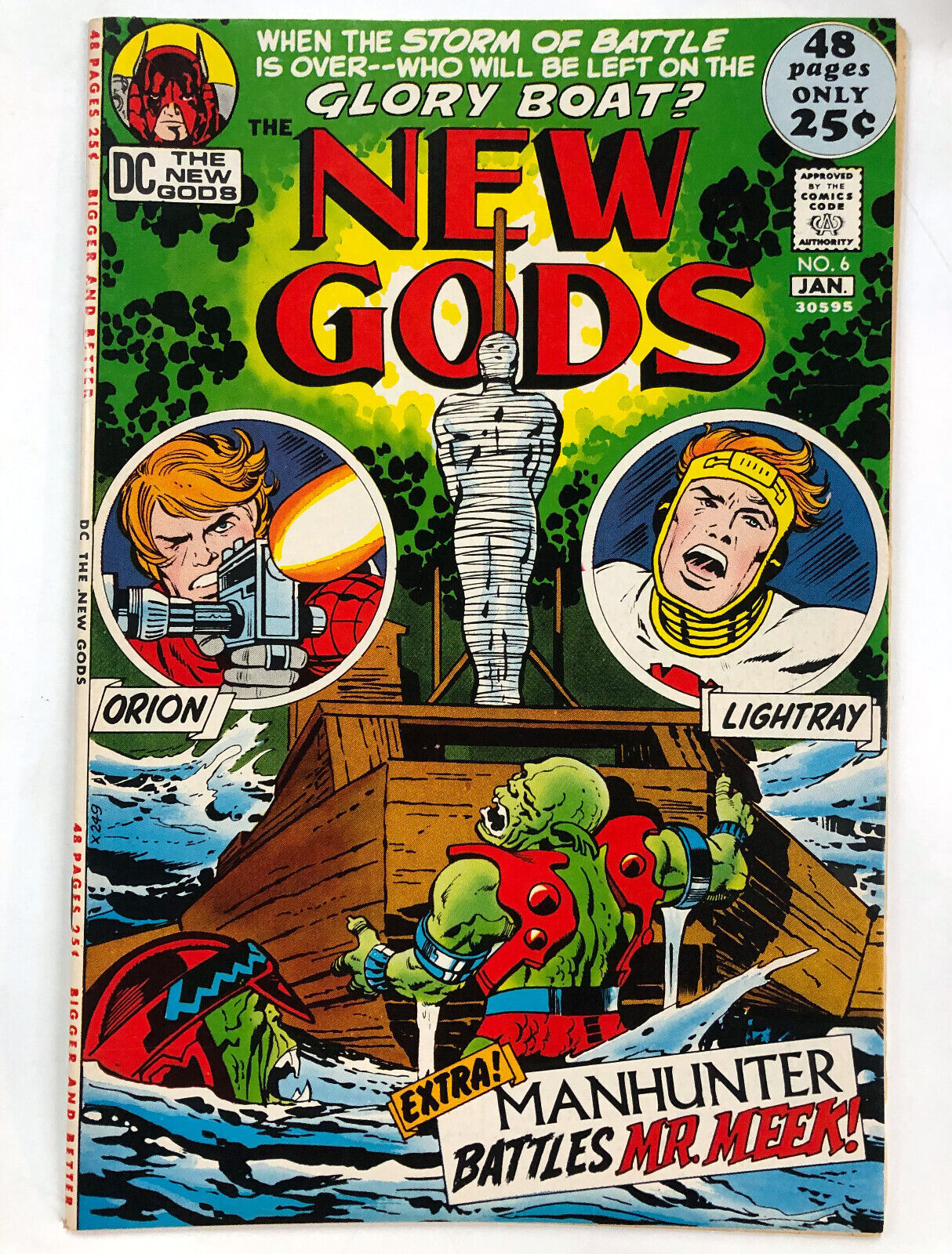 NEW GODS #6 FINE Jan 1972 DC Comic 4th World Forever classic Orion ...