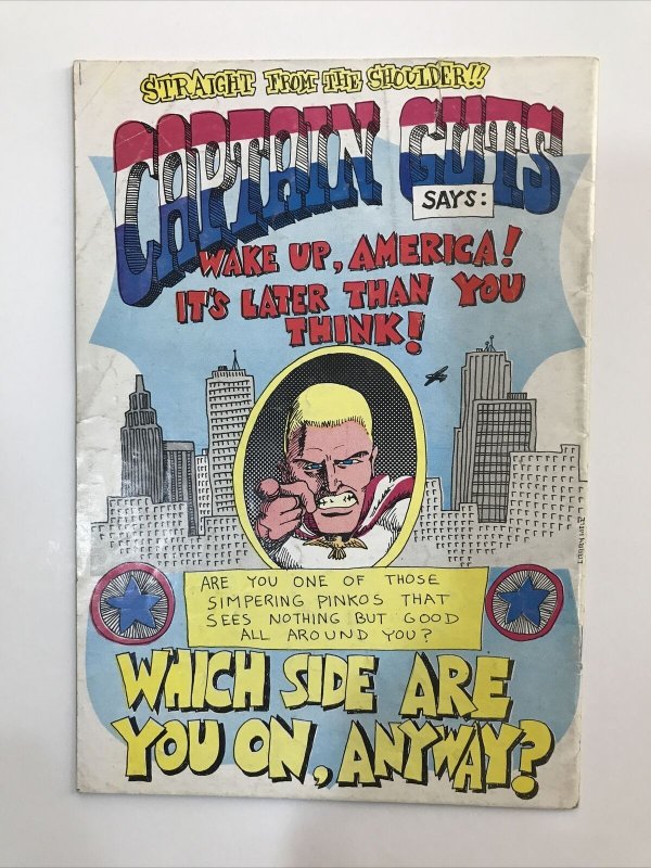 Captain Guts #1 & 3, the Print Mint Underground Comix 1969 Larry Welz ...