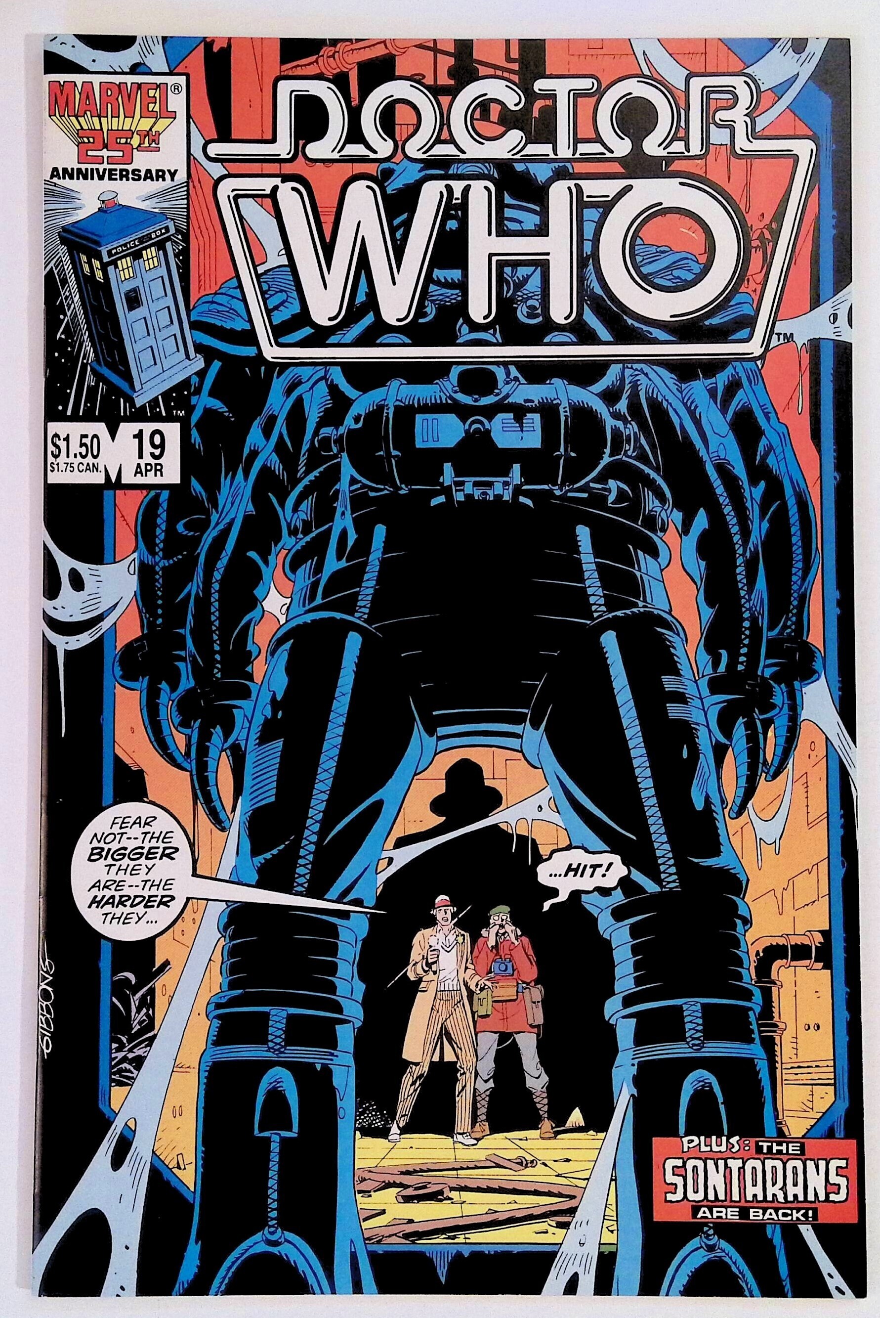 Doctor Who 19 5th Doctor Peter Davison 4th Doctor Tom Baker Tardis BBC ...